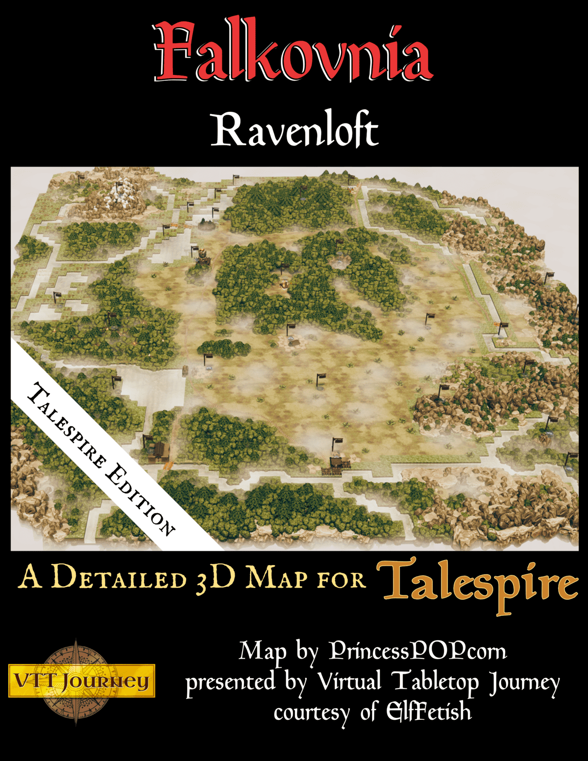 Domain of Dread - Falkovnia World Map - Tales Tavern