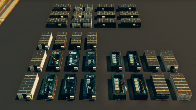 Cyberpunk Container Apartments + Build Kit - Tales Tavern