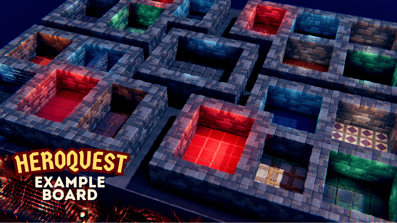 Hero Quest - Example Board - Tales Tavern