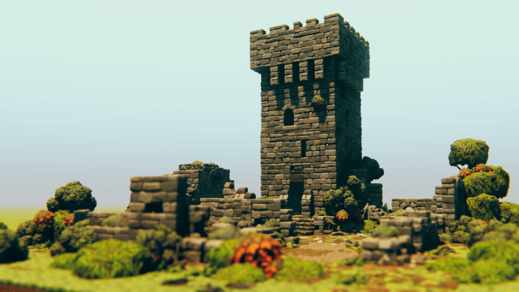 Simple Tower Ruin [Youtube Tutorial] - Tales Tavern