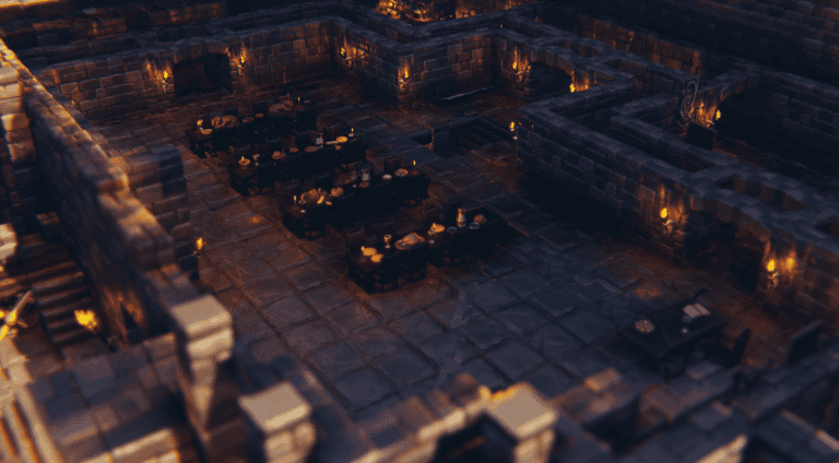 Greyguard Keep with escape canal - Tales Tavern