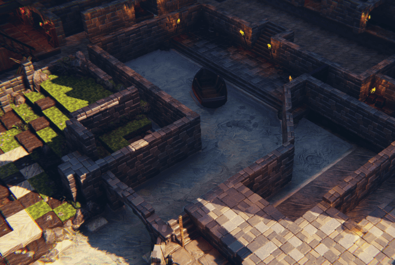 Greyguard Keep with escape canal - Tales Tavern