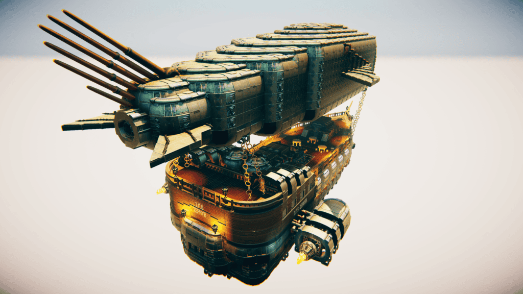 Skyship Steampunk Zeppelin Airship - Tales Tavern