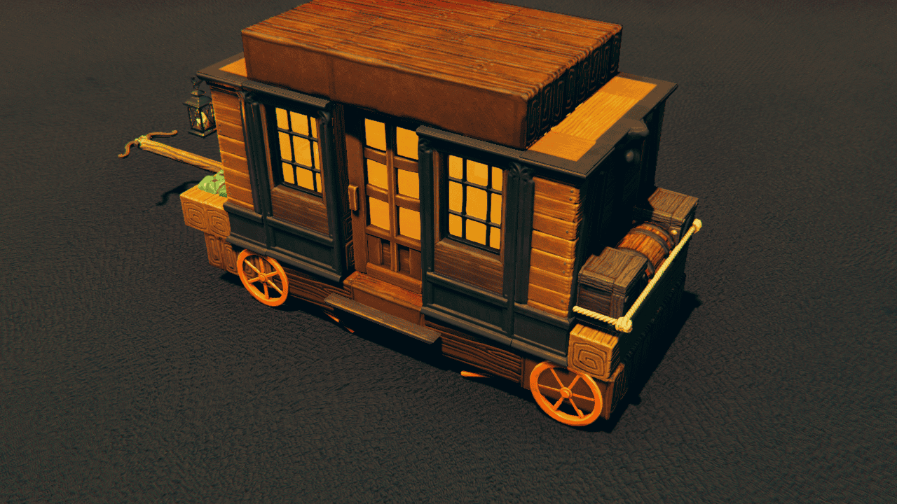 Simple Carriage or stage coach - Tales Tavern