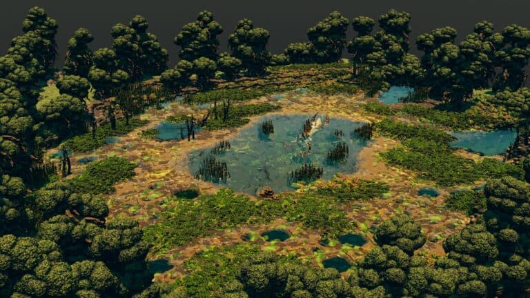 A SWAMP/snake bones - Tales Tavern