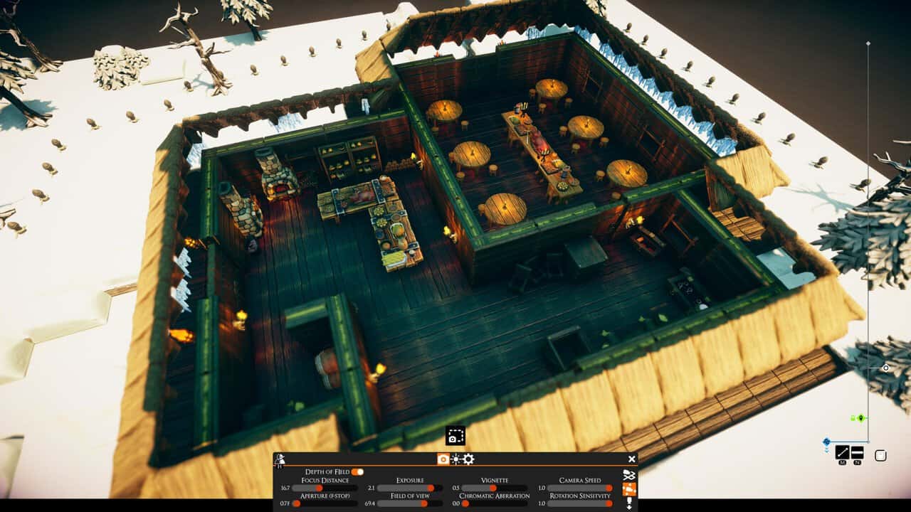 Snowy Banquet Hall - Tales Tavern