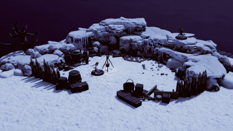 Icewind Dale: Foaming Mug Quest - Snowy Goblin Camp - Tales Tavern