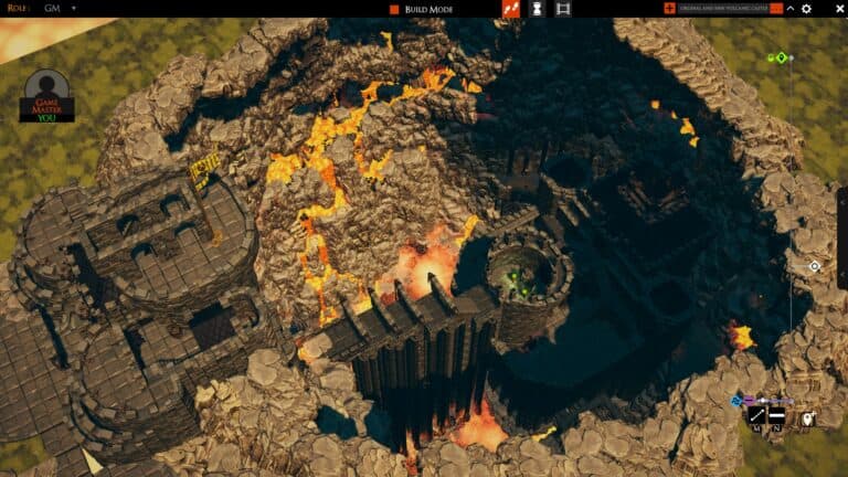 a volcanic castle (volcano) - Tales Tavern