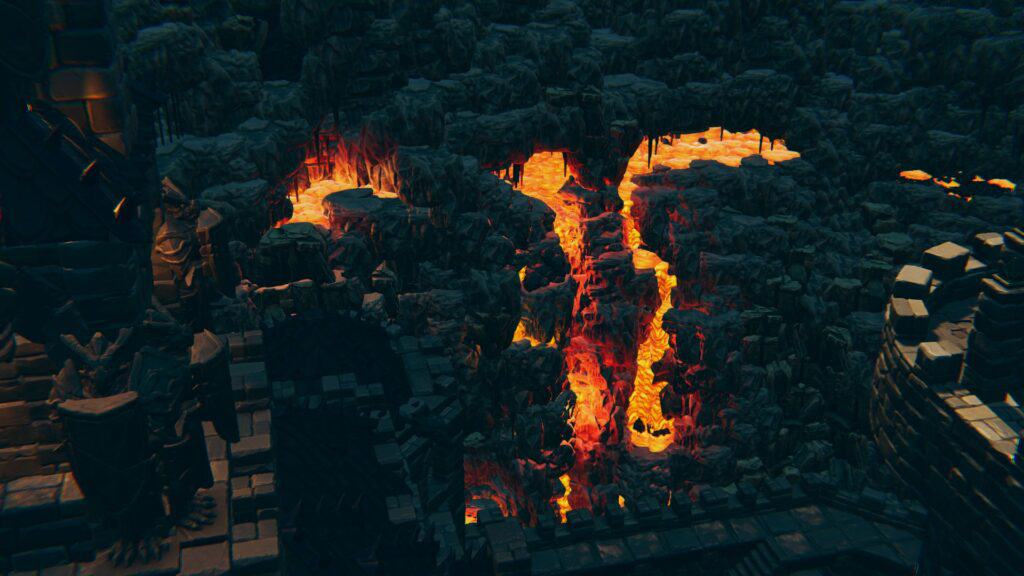 a volcanic castle (volcano) - Tales Tavern