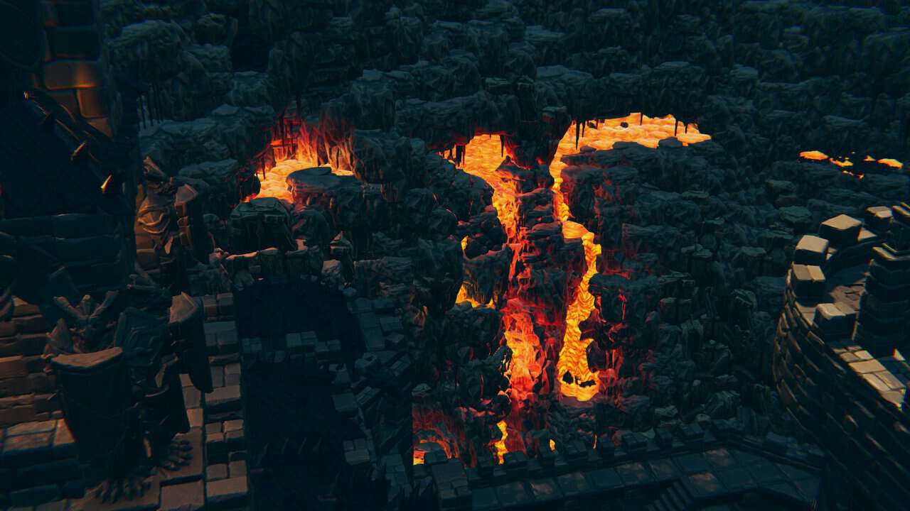 a volcanic castle (volcano) - Tales Tavern