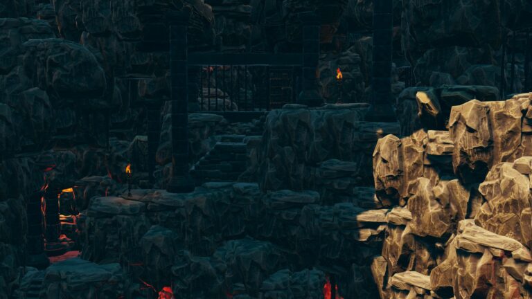 a volcanic castle (volcano) - Tales Tavern