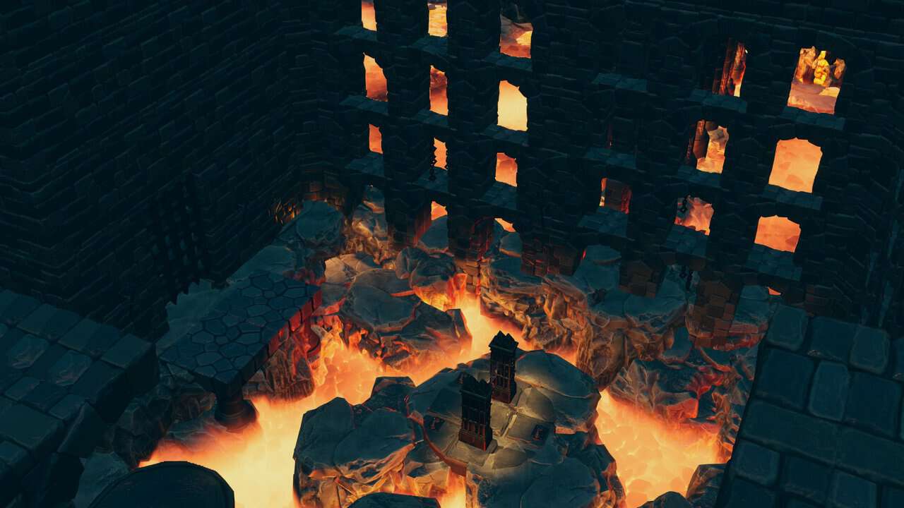 a volcanic castle (volcano) - Tales Tavern