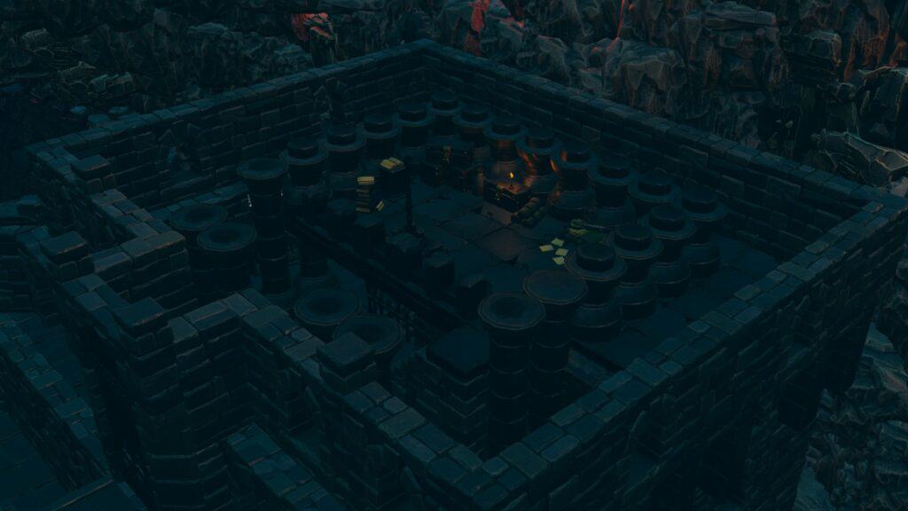 a volcanic castle (volcano) - Tales Tavern