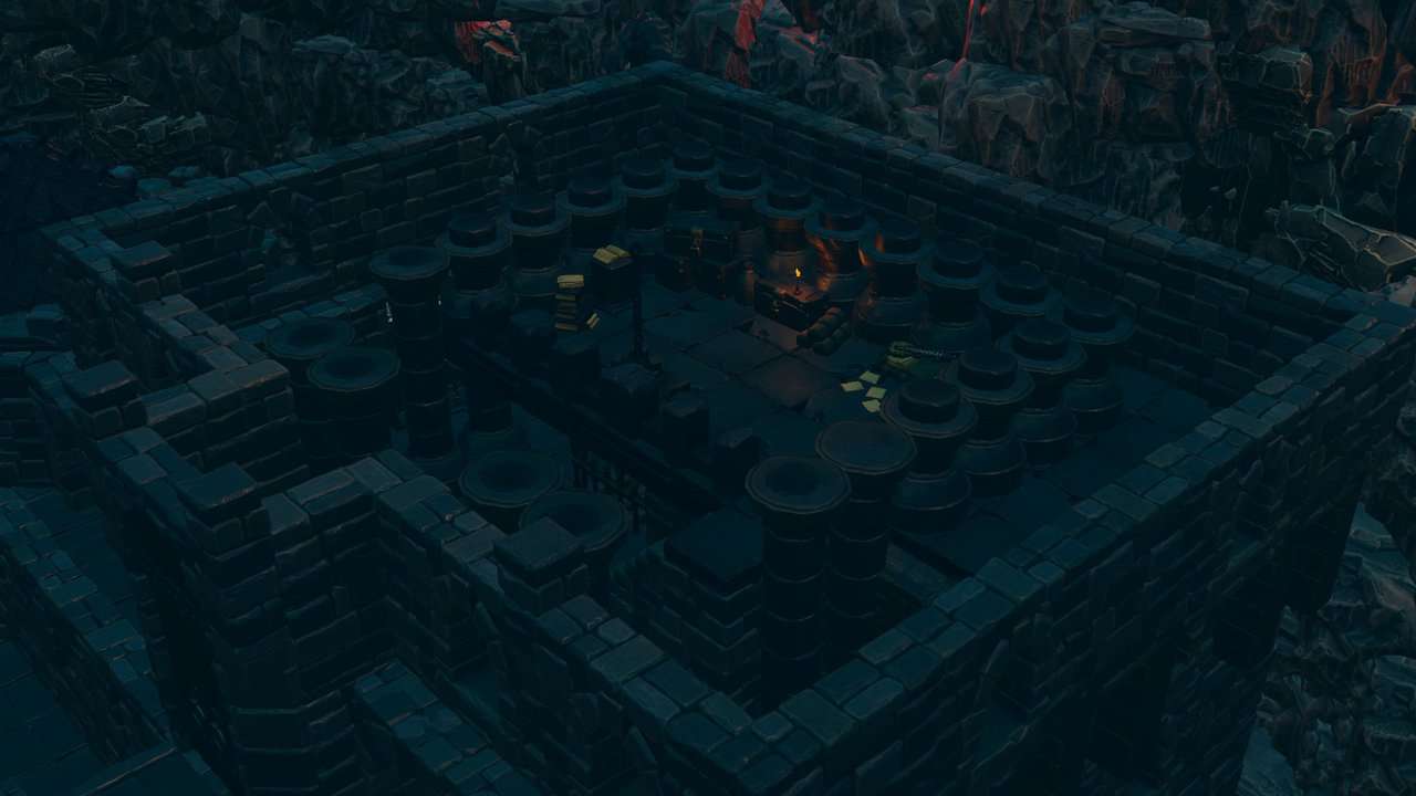 a volcanic castle (volcano) - Tales Tavern