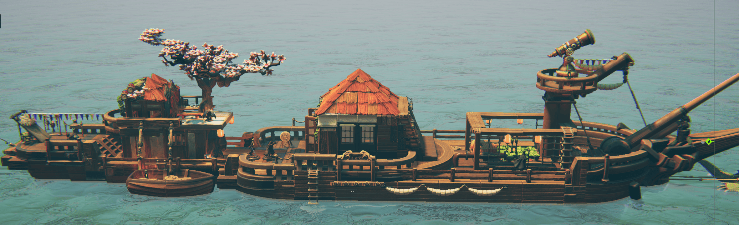 Herbalist ship inspired by Spiritfarer - Tales Tavern
