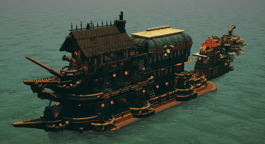 Upgraded Herbalist Ship - Inspired by Spiritfarer- Tales Tavern