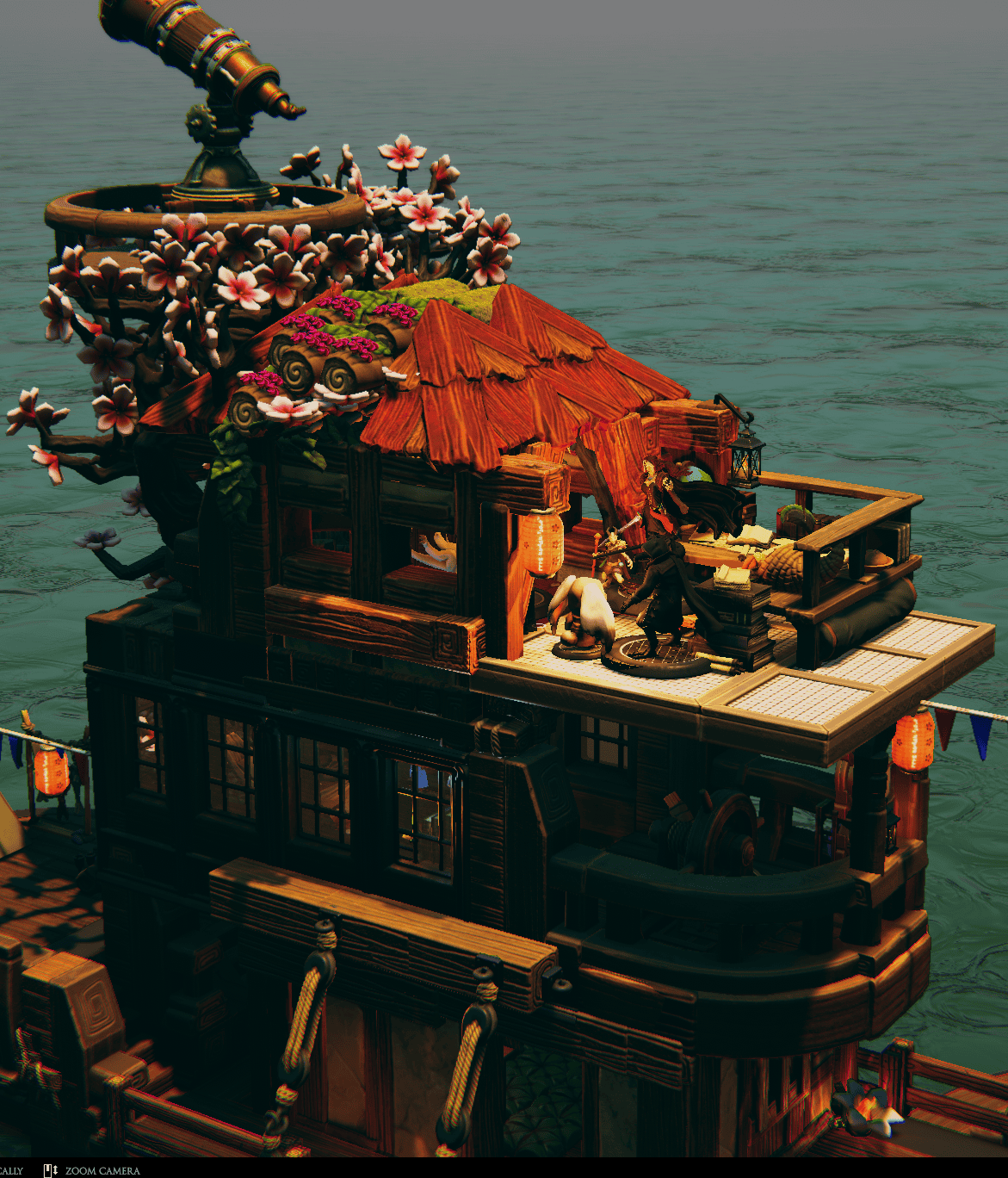 Upgraded Herbalist Ship - Inspired by Spiritfarer- Tales Tavern