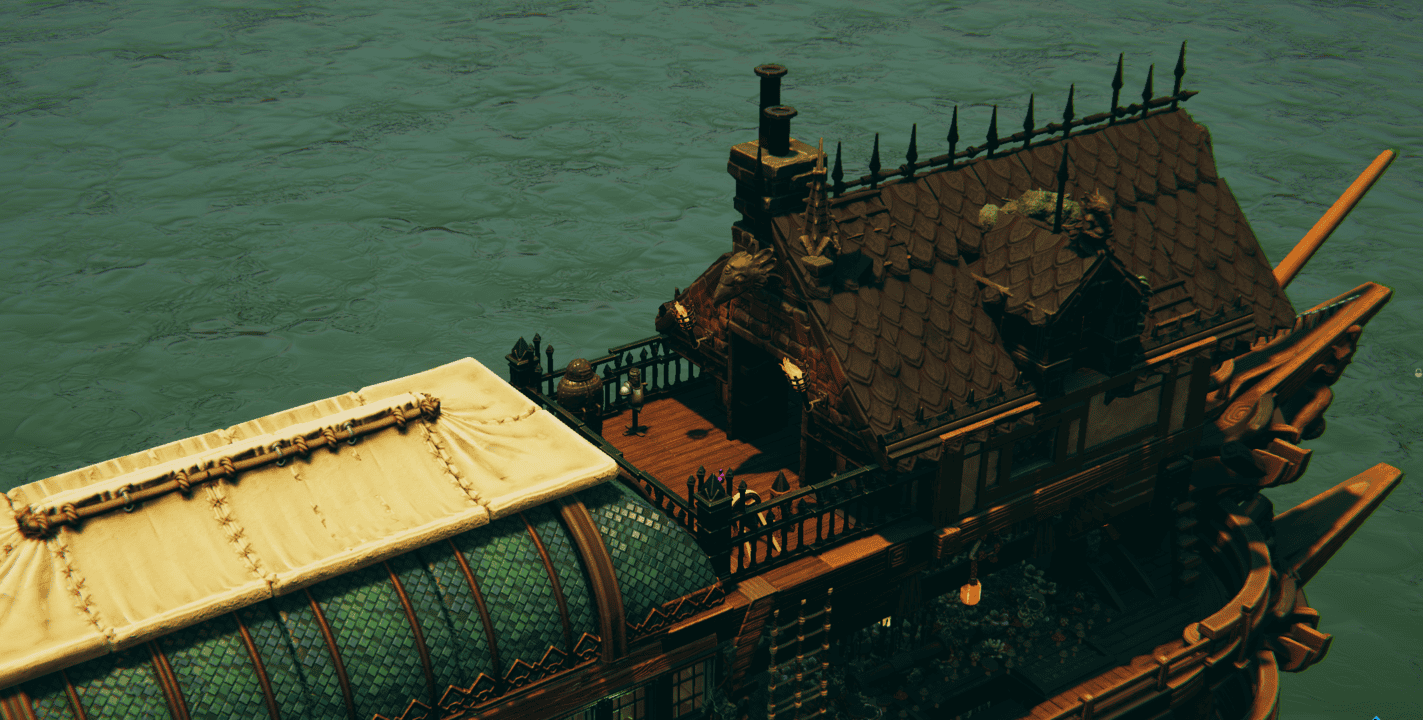 Upgraded Herbalist Ship - Inspired by Spiritfarer- Tales Tavern