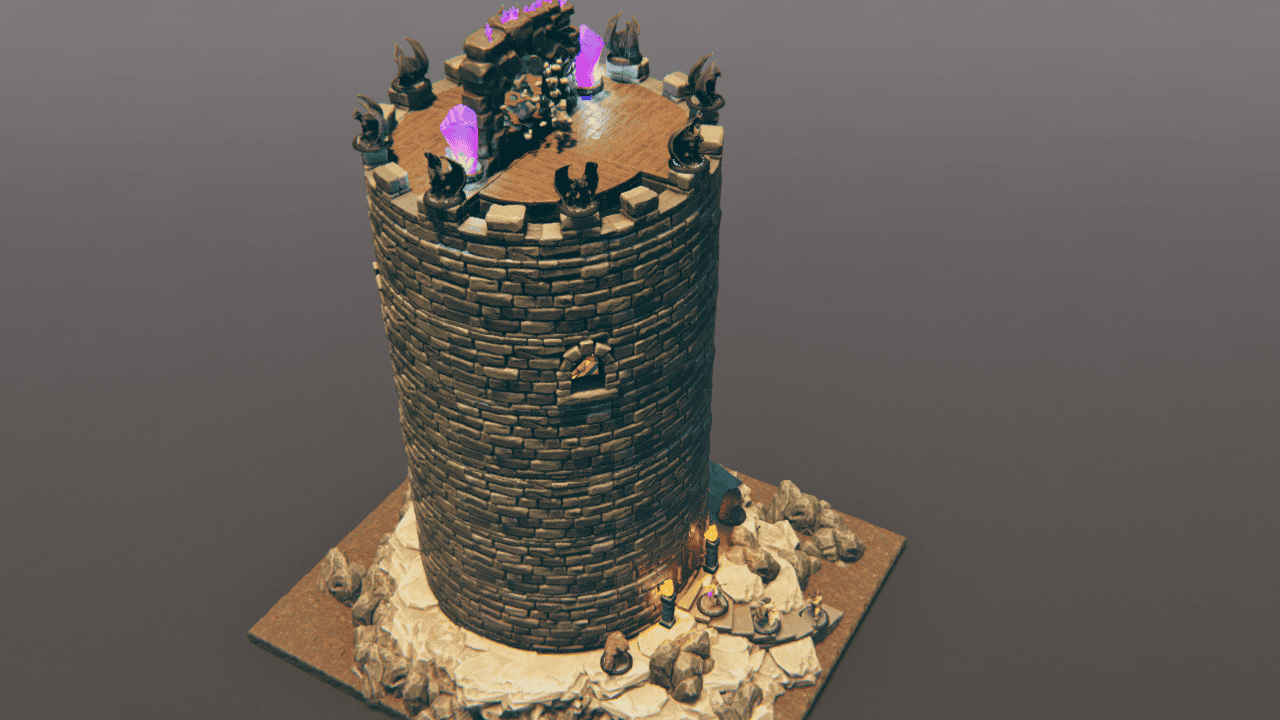 Monster Lairs - Galeb Duhr / Gargoyle / Earth Elemental - Earth Wizard ...