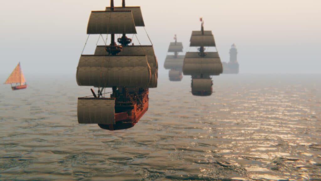 Pirate Ship Merchant Galleon 10 Guns sails - Tales Tavern