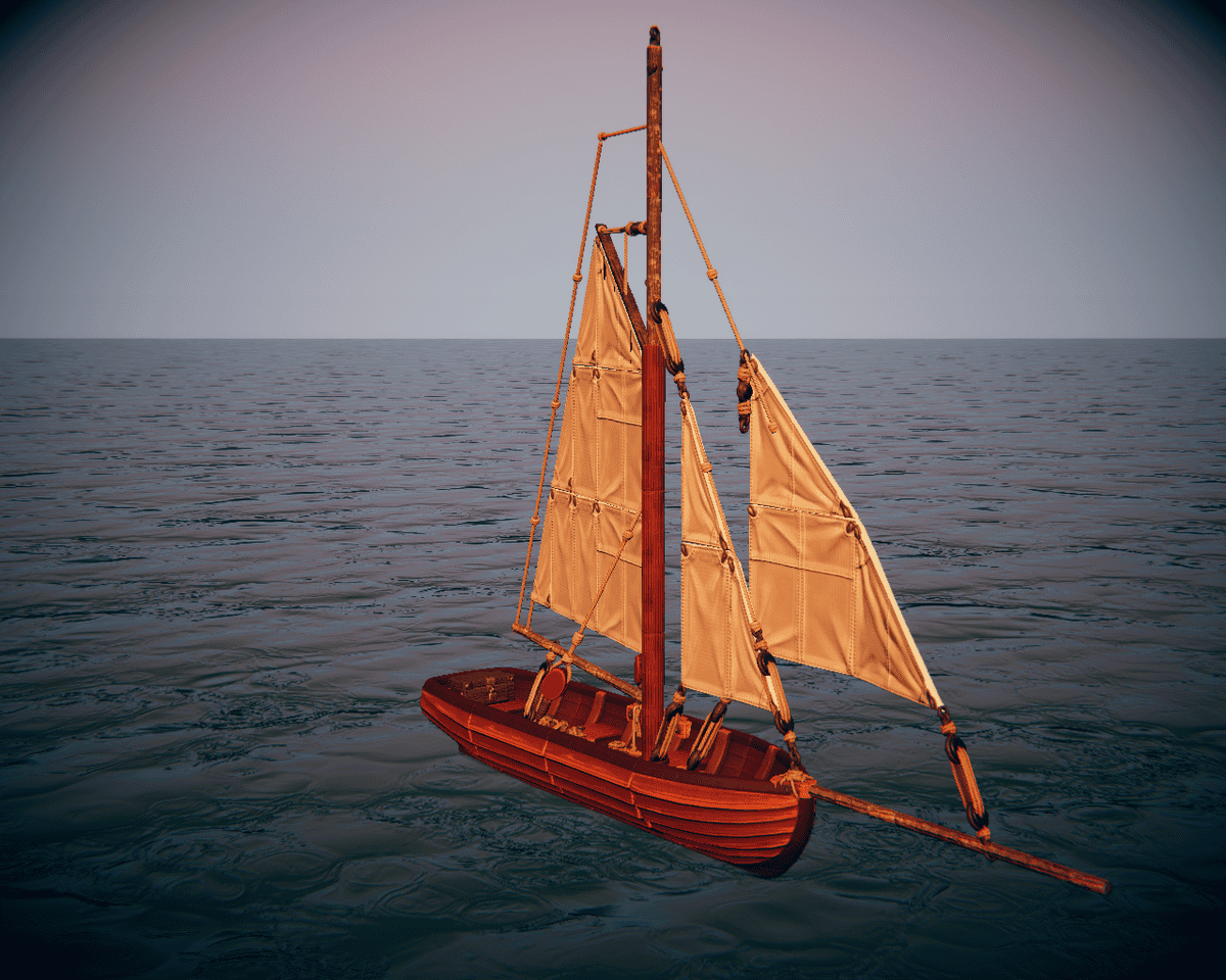 Sloop-Rigged 34ft Launch (40 ft in TS) - Tales Tavern