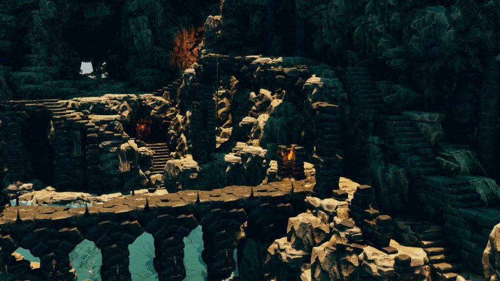 into the dragons belly (cavern) - Tales Tavern