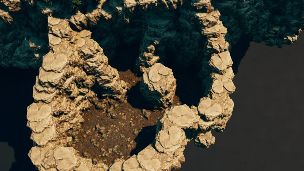 a path to a cave entrance - Tales Tavern