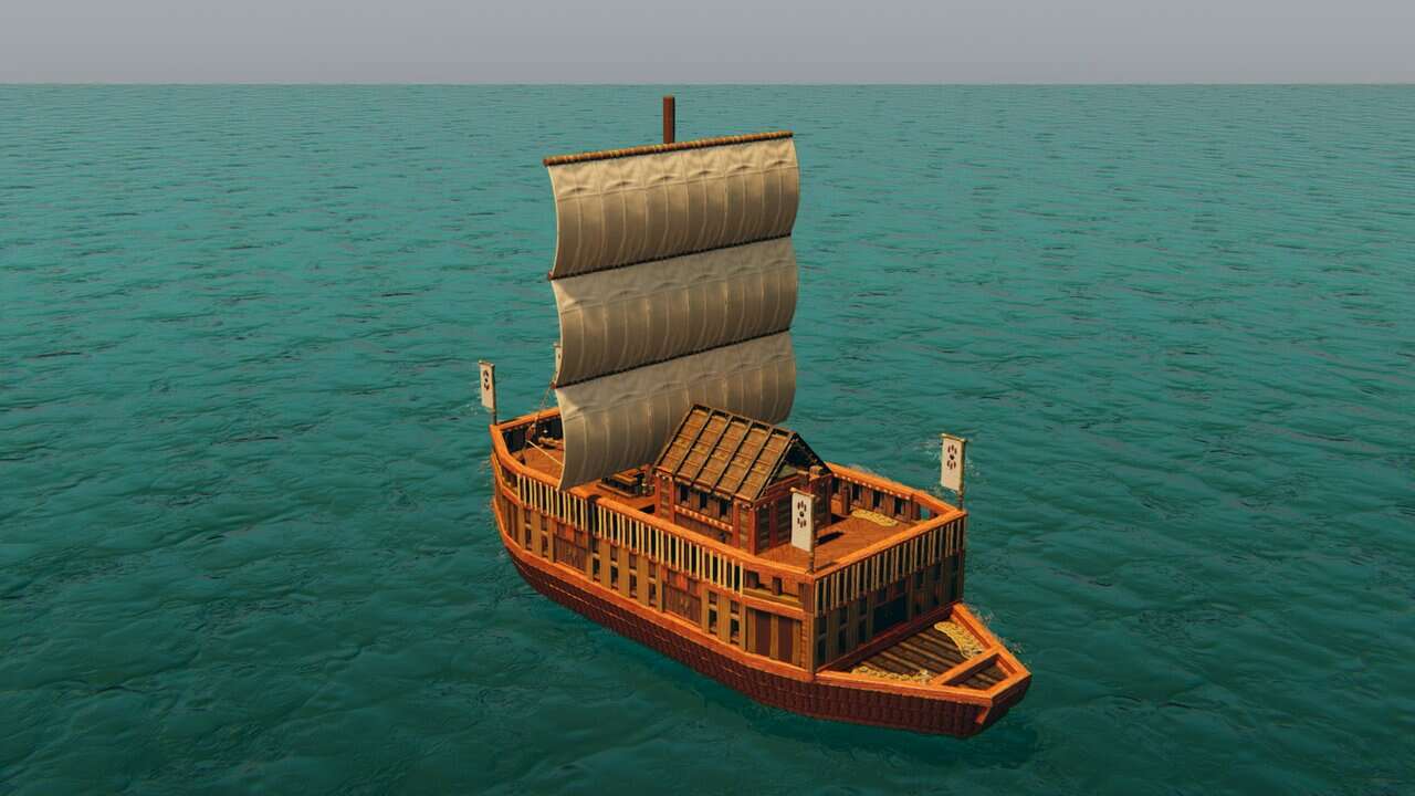 ship japanese sekibune full sail - Tales Tavern
