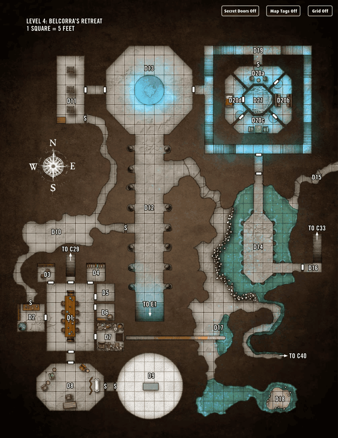Abomination Vaults Floor 4 - Retreat - Tales Tavern