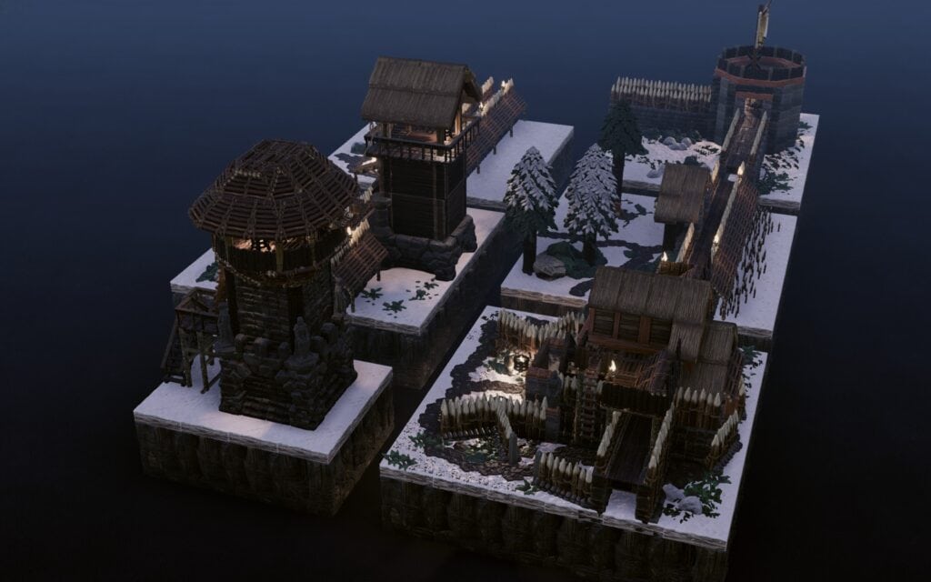 Modular Viking Defenses Set 1 - Tales Tavern